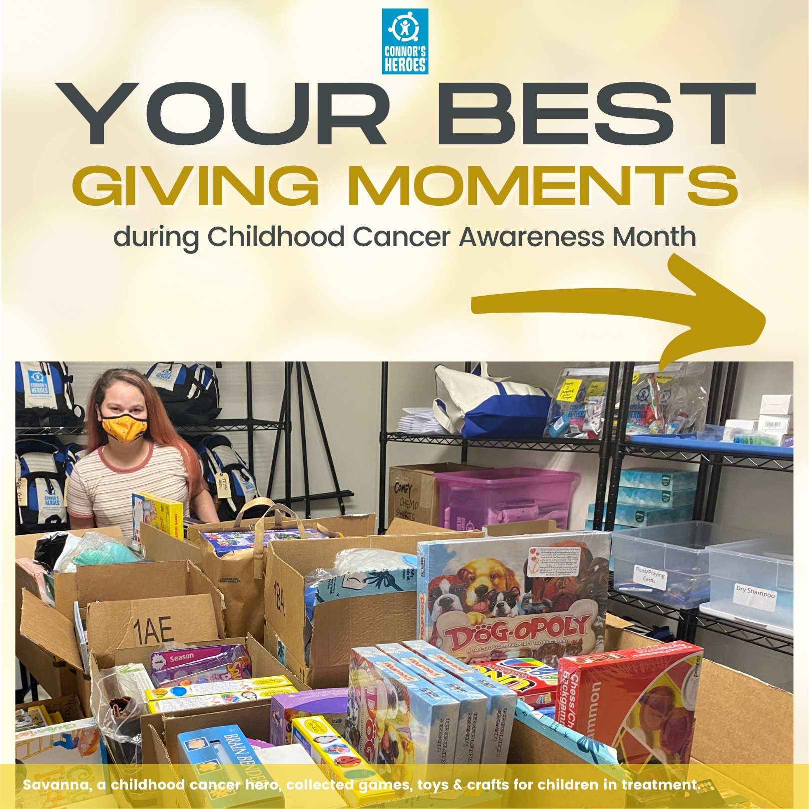 September's Giving Moments - Connor's Heroes